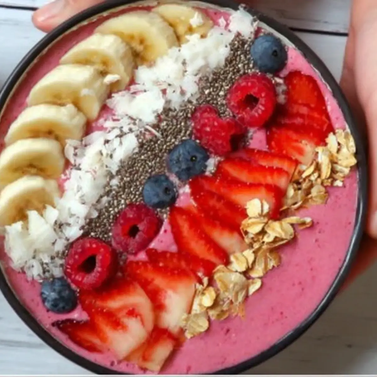 Smoothie-Bowl 5 Einfache Zutaten - Kochkomplizin