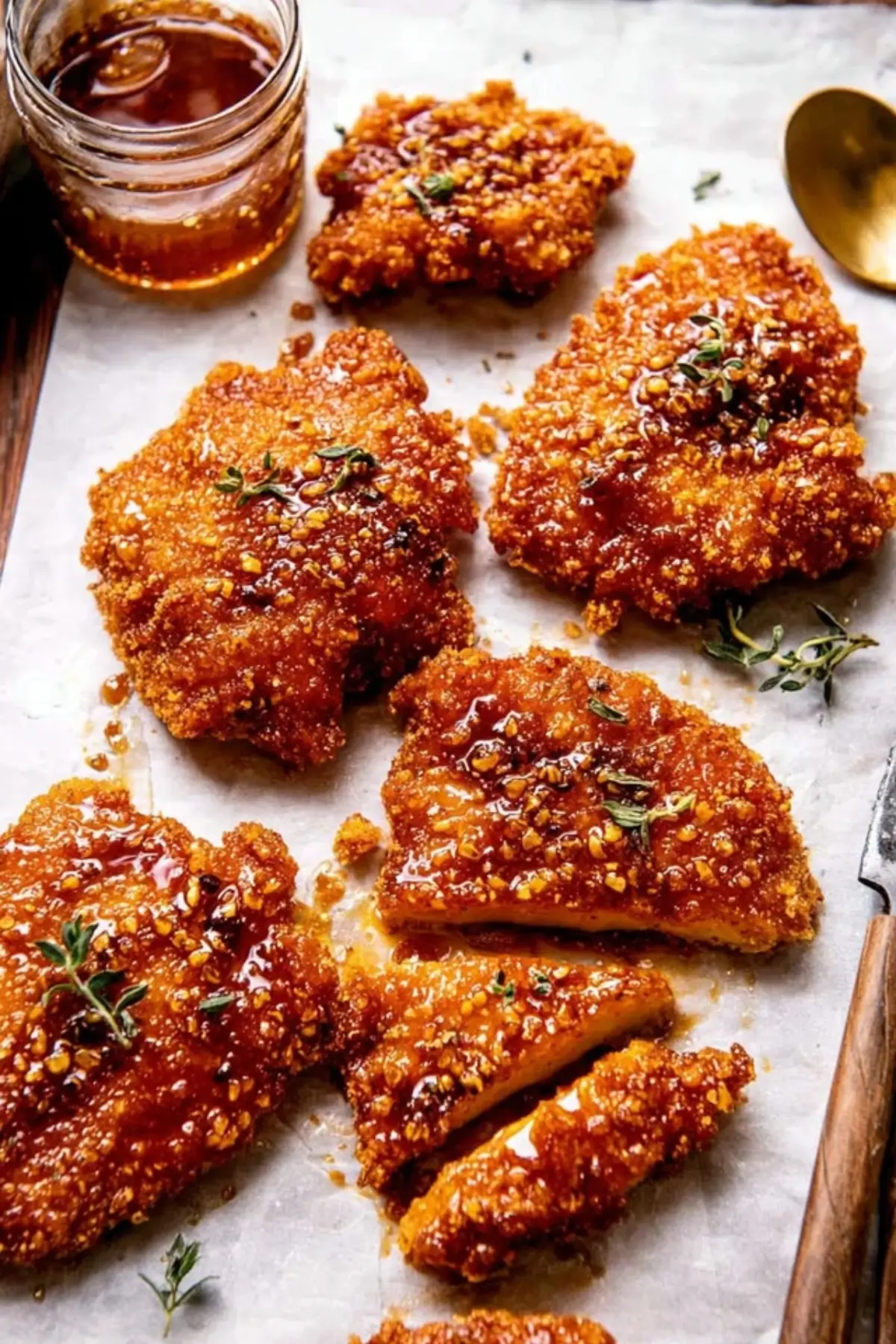 Gebackenes Knuspriges Hot Honey Hähnchen – 20 Minuten Rezept ...