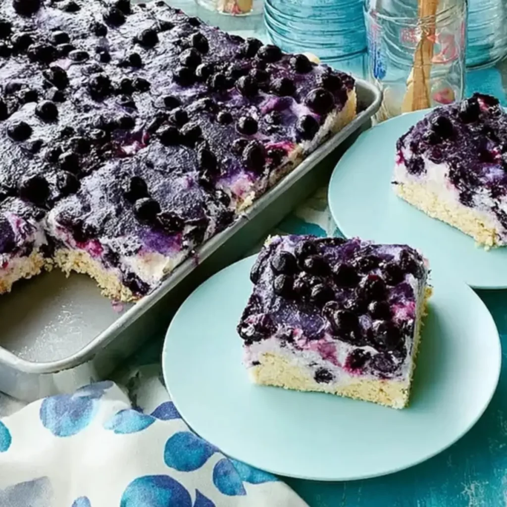 Heidelbeer Kuchen Blech