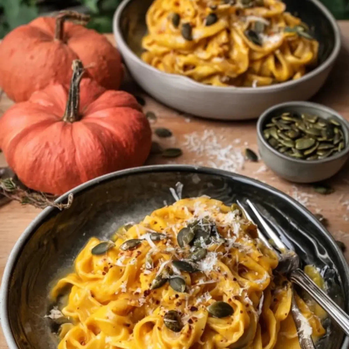 Luxus Pasta Mit Kurbis Bild