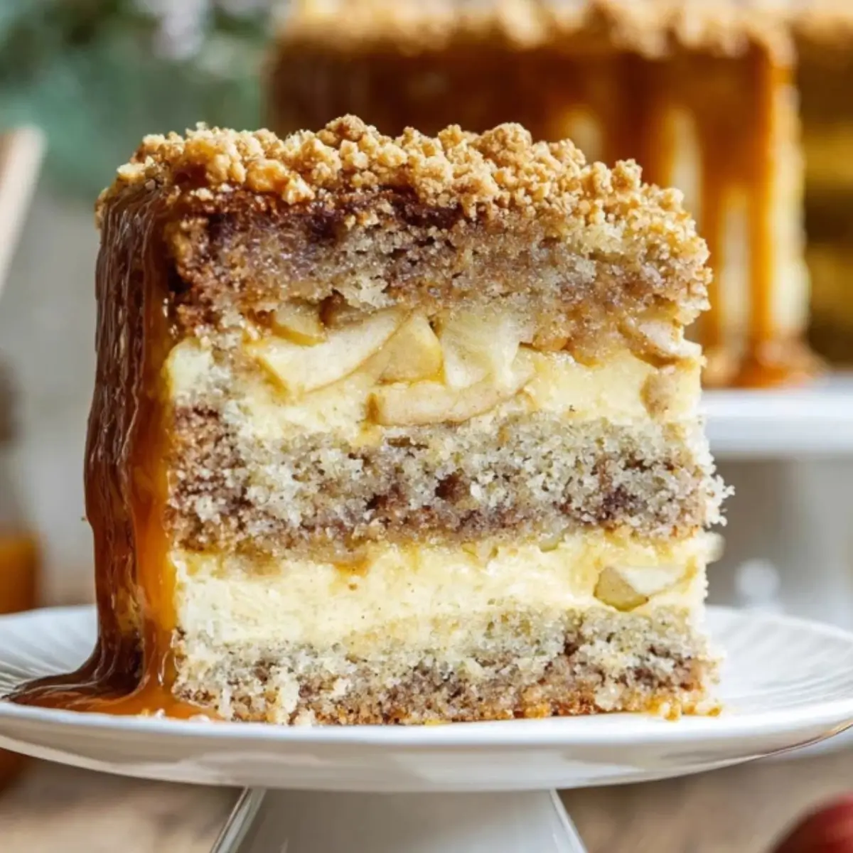 Apfeltorte mit Zimtstreuseln und Salzkaramell – das perfekte ...