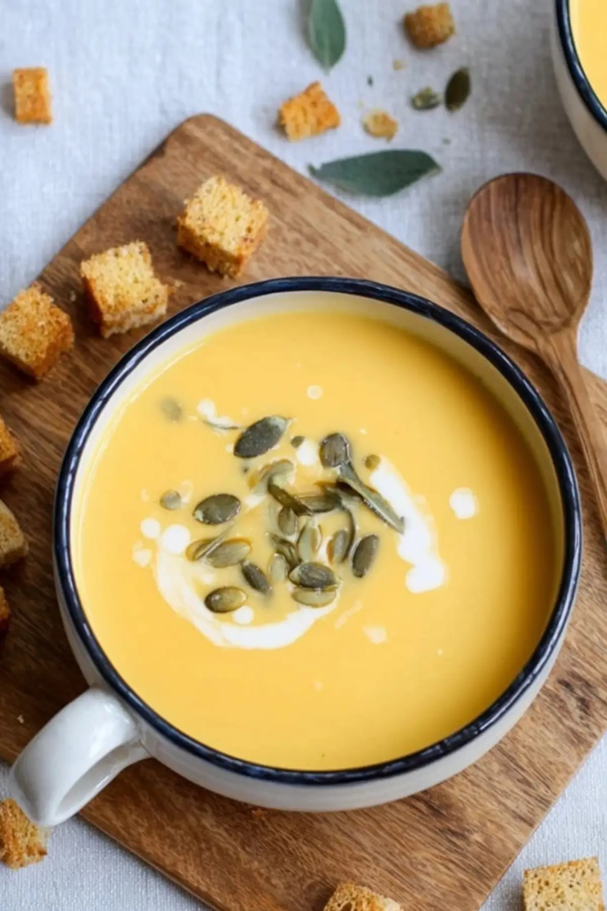 Cremige Butternut-Kürbis-Suppe – Einfaches Rezept für Herbstgenuss ...