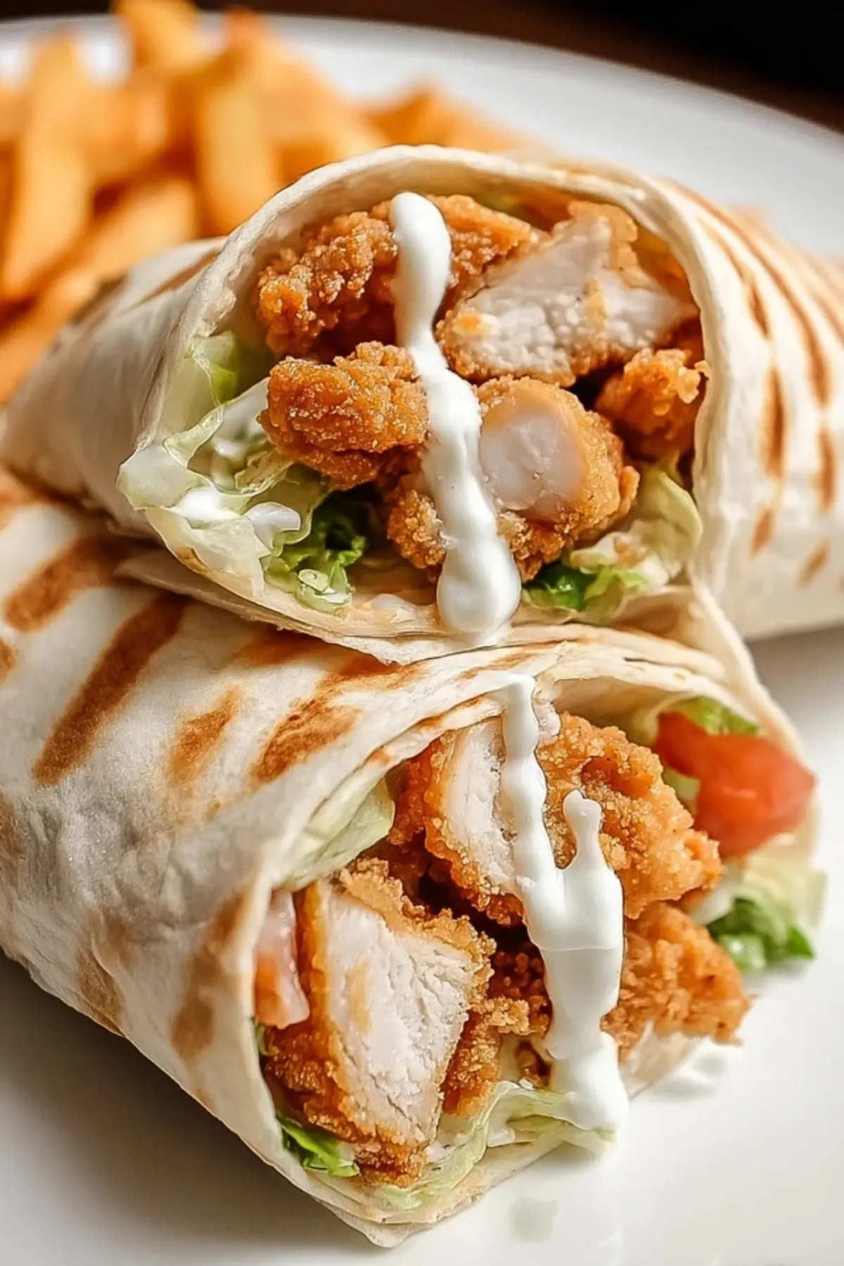 Knusprige Chicken Ranch Snack Wrap: Der perfekte Snack für jede ...