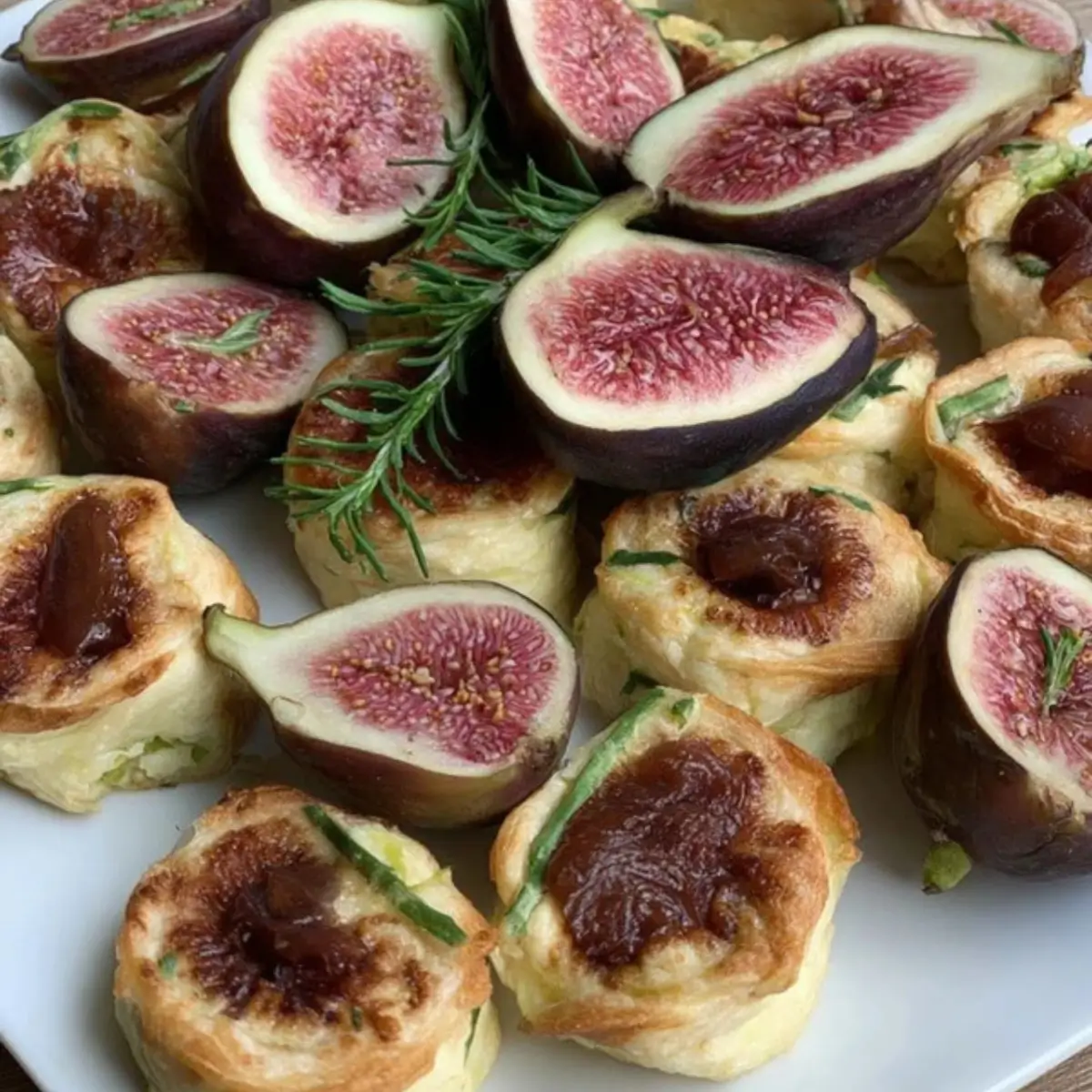 Ziegenkäsetaler mit frischen Feigen – Einfaches Fingerfood mit Gourmet ...