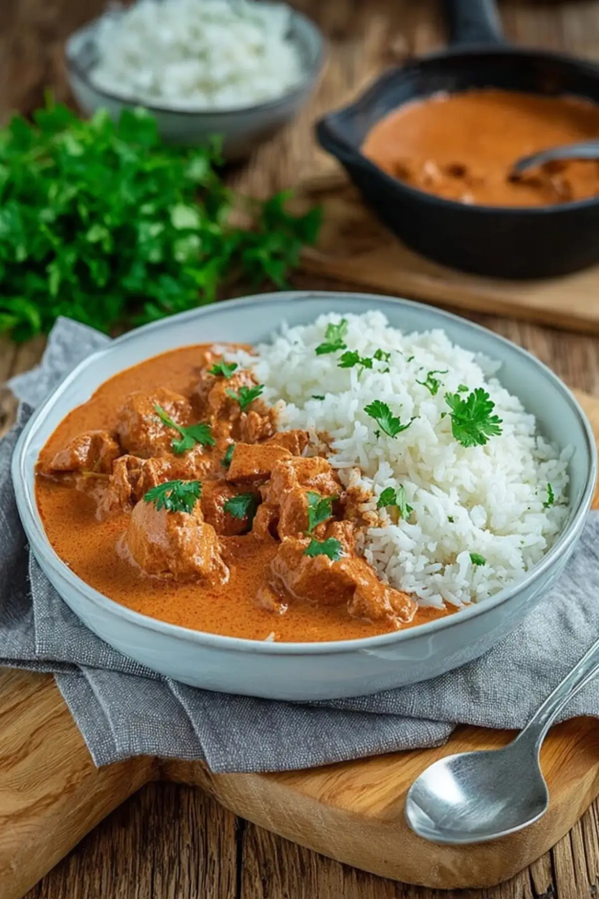 Butter Chicken mit Reis – Cremig, Aromatisch und Schnell Gemacht ...