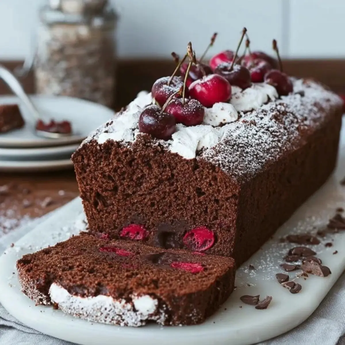 Erstaunlich Kirsch Schoko Kuchen Saftig Ebenbild