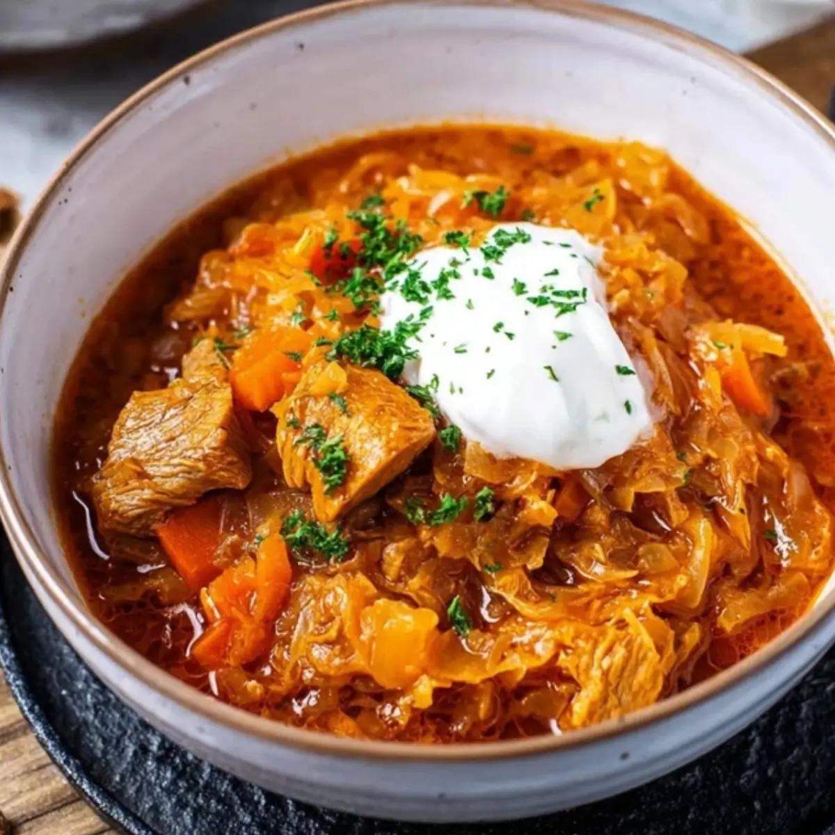 Szegediner Gulasch ganz – Bestes Rezept - Kochkomplizin