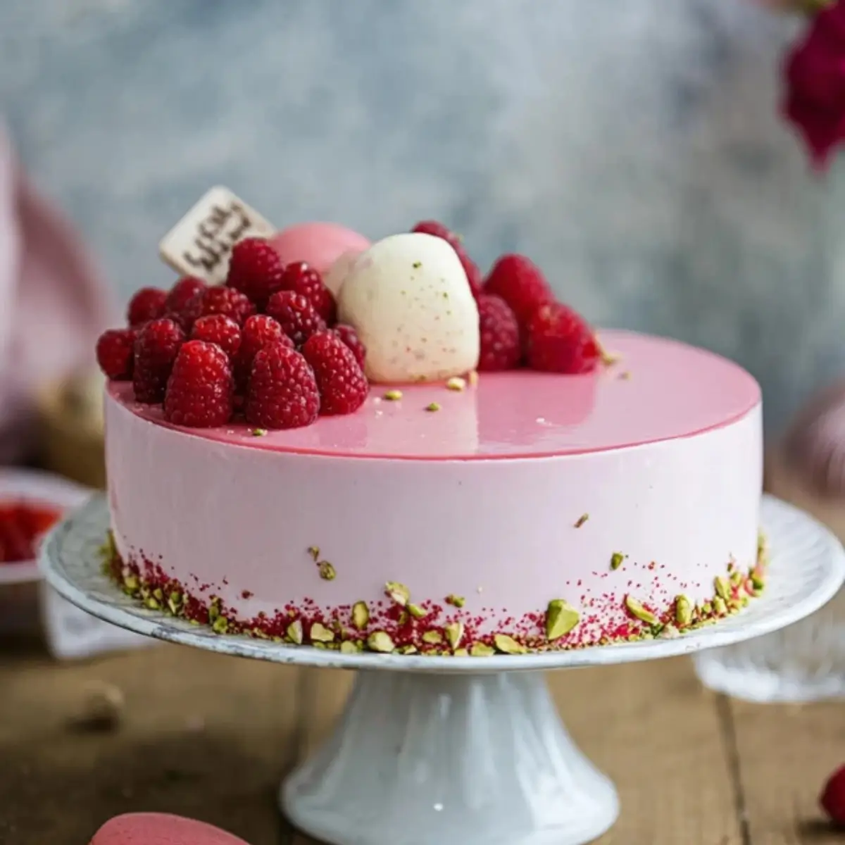 Himbeer Pistazienmousse Torte – unwiderstehlich cremig und fruchtig ...