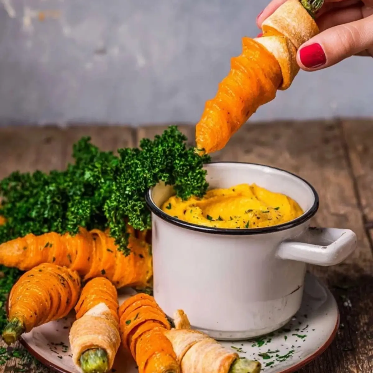 Vegane Oster Snack Karotten – Kreativ und lecker für deinen Osterbrunch ...