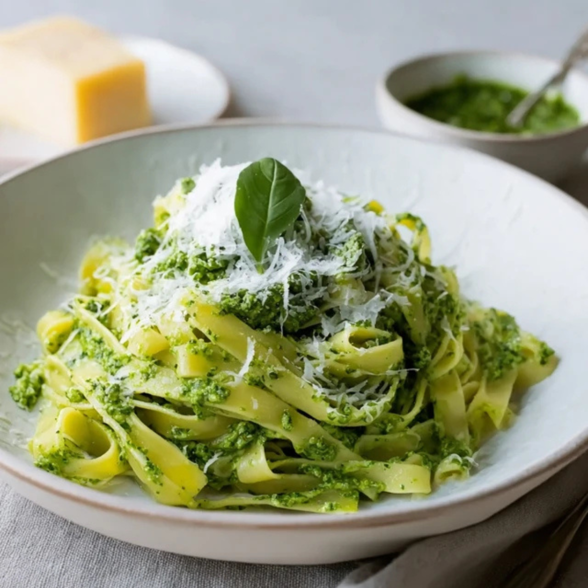 Tagliatelle mit Bärlauchpesto - Kochkomplizin