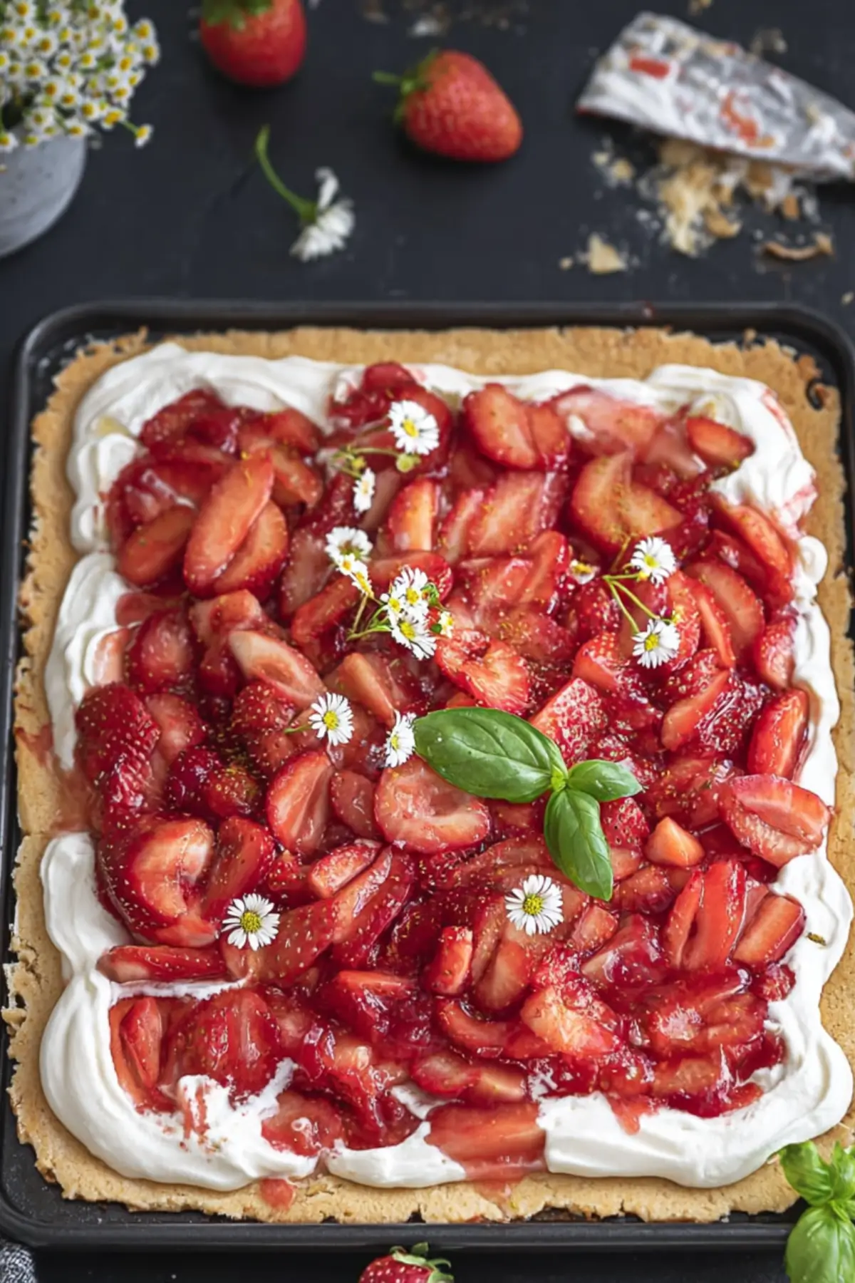 Erdbeerkuchen Biskuitboden Ohne Pudding